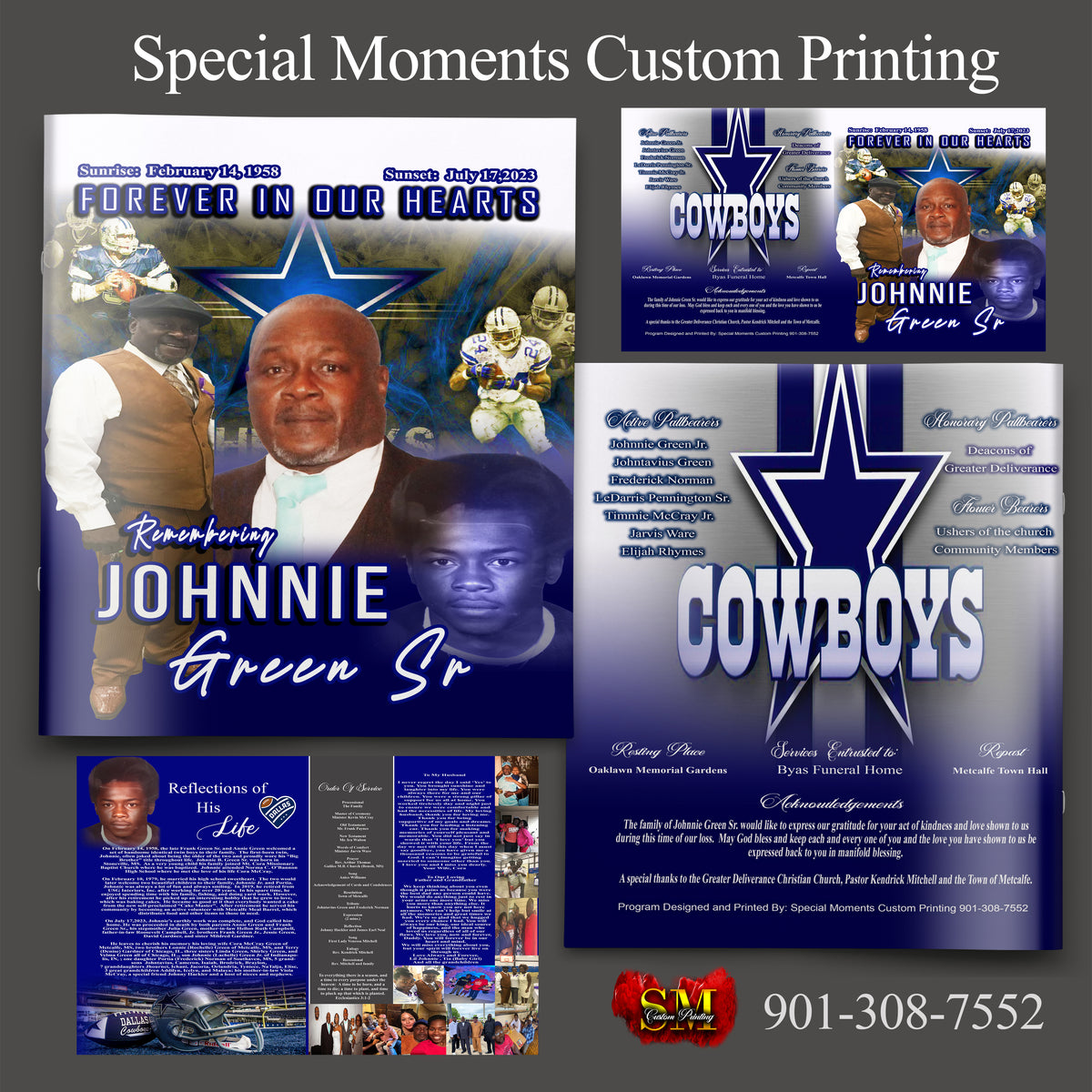 Obituary & Funeral Program Design and Printing | Memphis ...