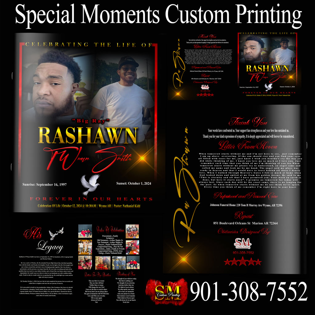 Small Obituary 8 PAGES – specialmomentscustomprinting